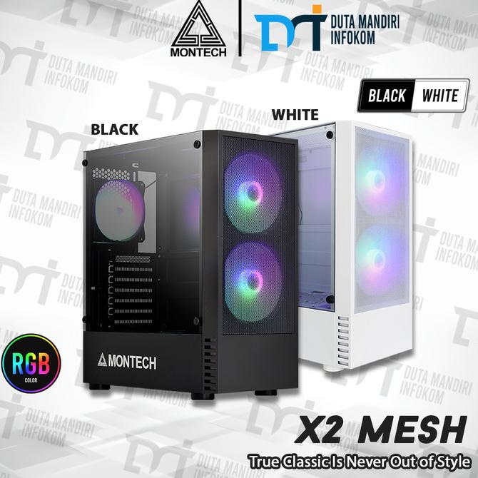 Jual Montech X2 Mesh - Tempered Glass ATX Gaming Case | Shopee Indonesia