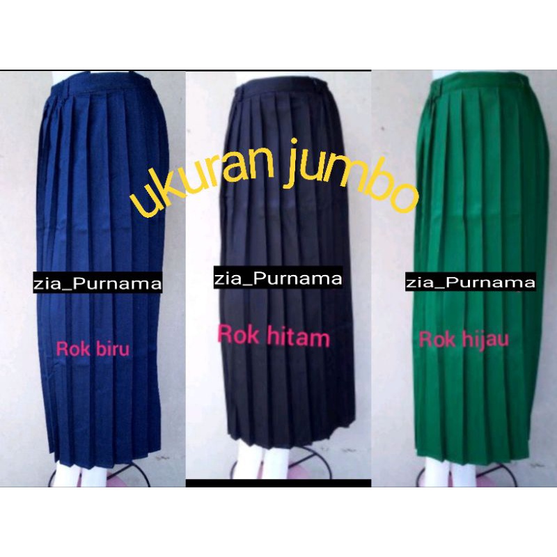 Jual Seragam Sekolah - Rok Panjang Full Rempel / Plisket SMP / SMA / Kuliah / Kerja | Shopee ...