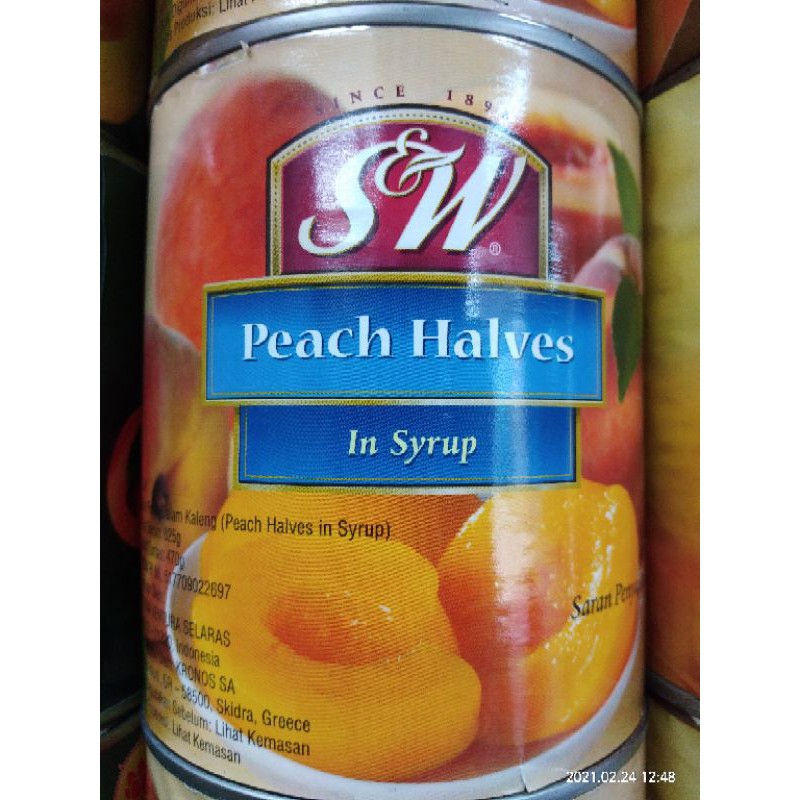 Jual Peach Kaleng SW 470g | Shopee Indonesia