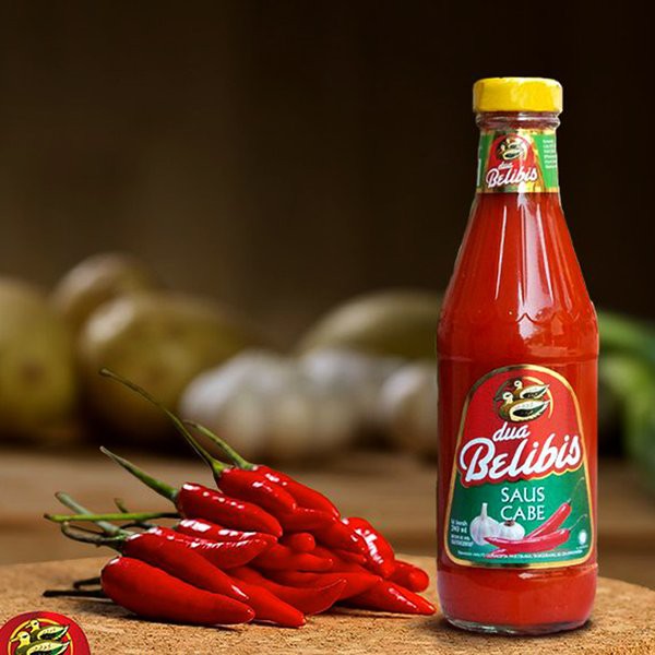 Jual Dua Belibis Saus Cabe / Tomat 340ml Botol Kaca Saos Blibis ...
