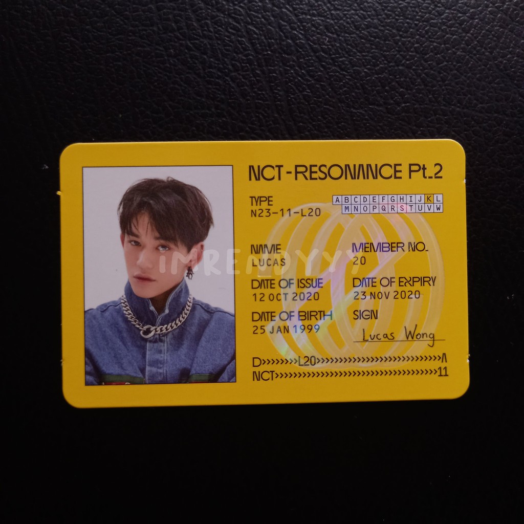 Jual ID CARD LUCAS DEPARTURE | Shopee Indonesia