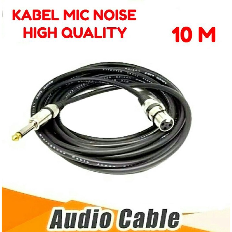 Jual Kabel Microphone Noise High Quality 10M | Shopee Indonesia