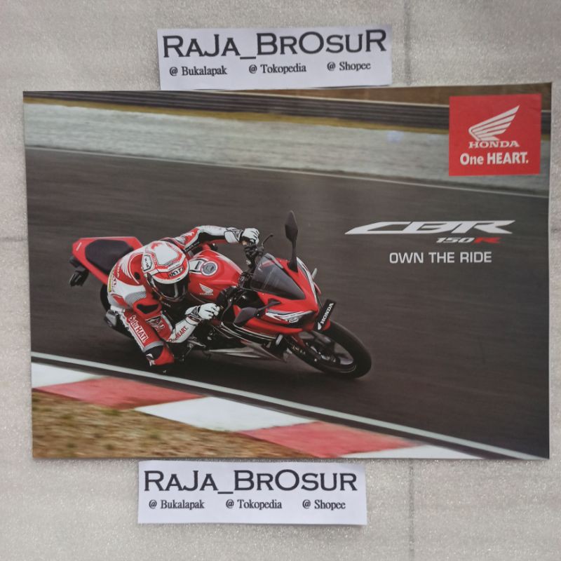 Jual Poster brosur Honda CBR 150 R Racing Red | Shopee Indonesia