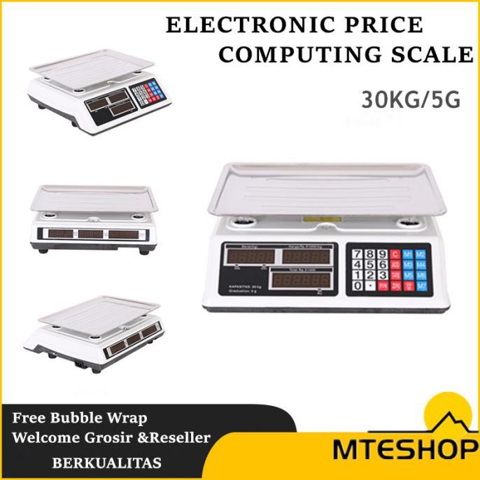 Jual Digital Computing Scale 30kg Double Display/Timbangan Buah 30kg ...