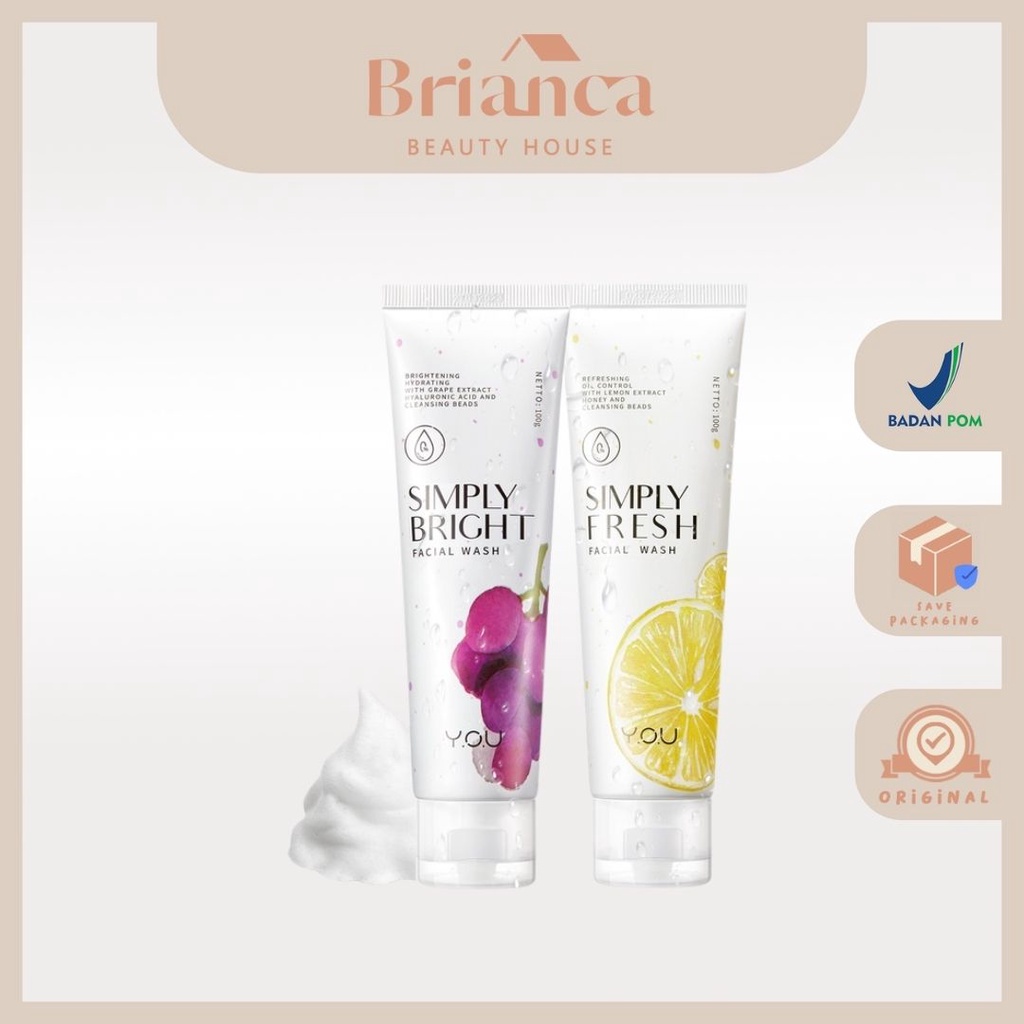 Jual BRIANCA - YOU Skin Energy Simply Fresh and Bright Facial Wash ...