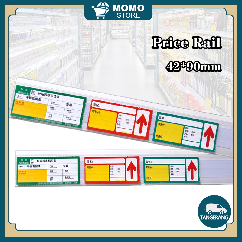 Jual 丨42*900MM丨Price Tag/Price Rail/Label Harga Type Jepit/Tempat Harga ...