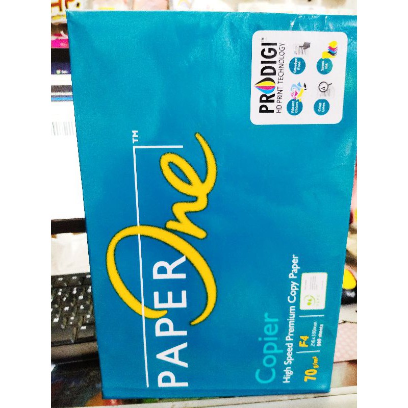 Jual Kertas F4 75gram Paper One (1 rim) SameDay & instant | Shopee ...
