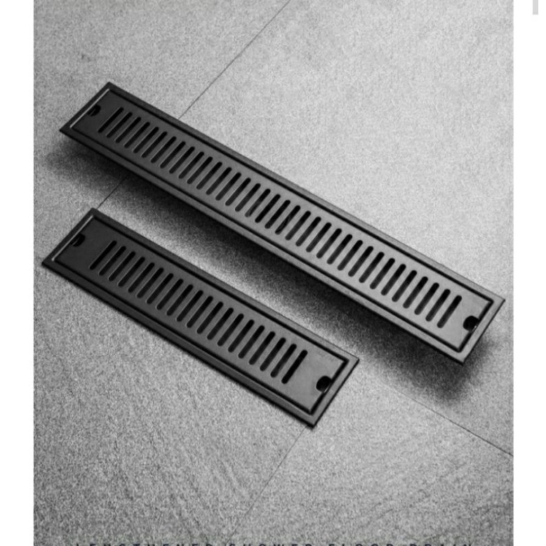 Jual Long Floor Drain Black & Floor Drain Panjang Hitam 30cm | Shopee ...