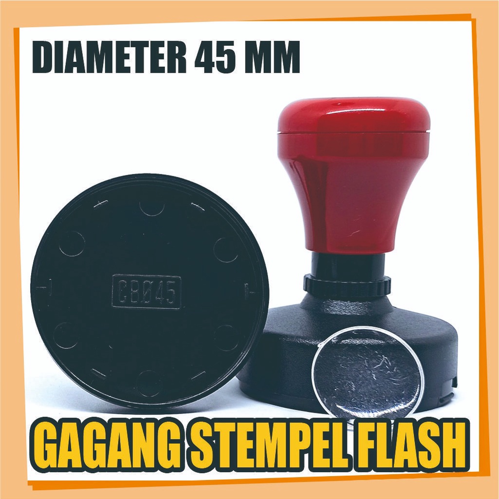 Jual Gagang Stempel Flash Ukuran diameter 45mm | Shopee Indonesia