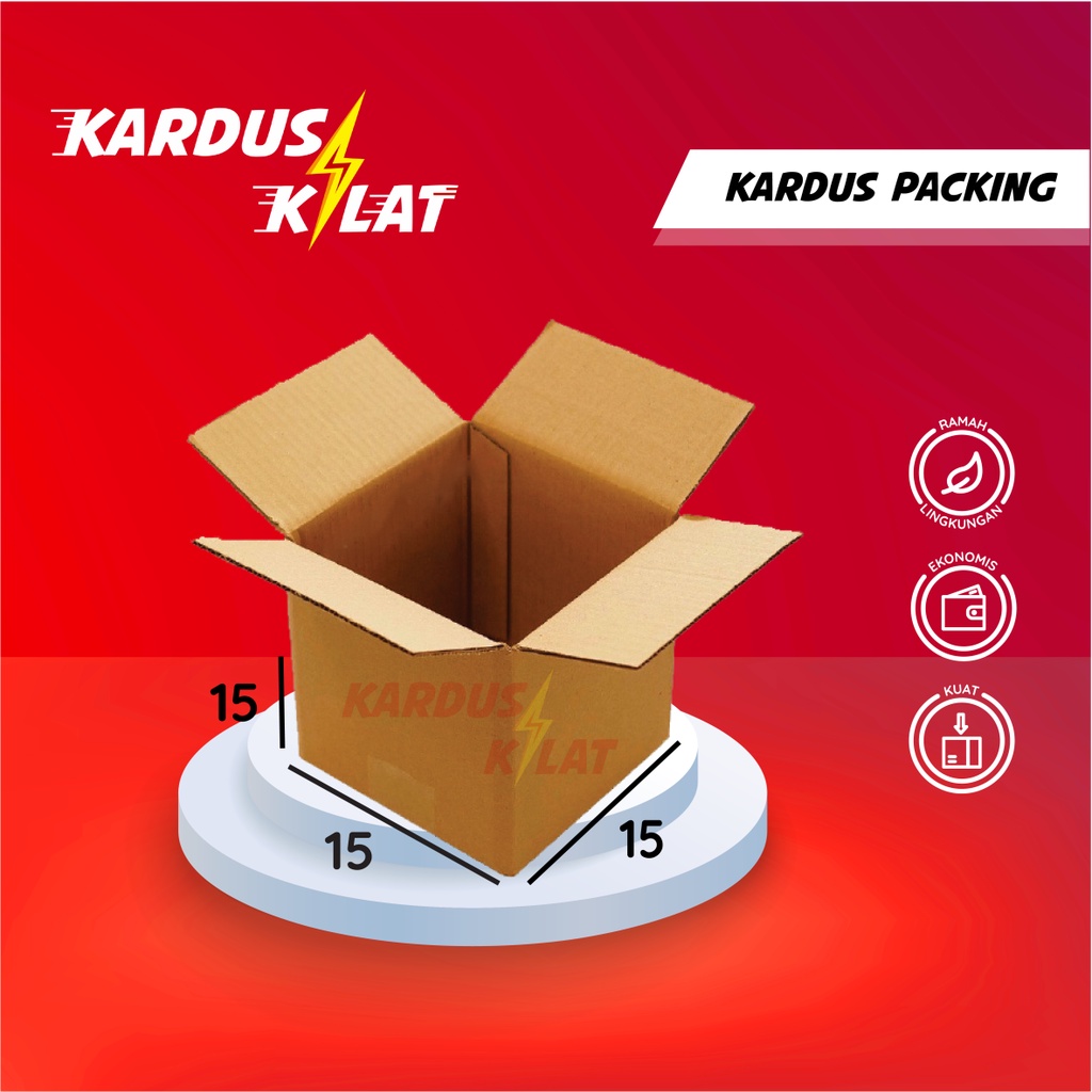Jual Kardus Packing 15x15x15 - Karton Box Dus Packaging Obat Vitamin ...