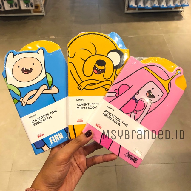Jual MEMO BOOK 20 SHEETS ADVENTURE TIME 3 pack | Shopee Indonesia