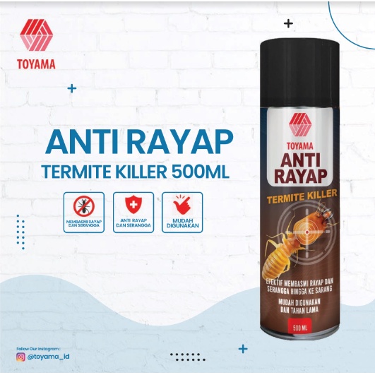 Jual Obat Anti Rayap Semprot Spray Toyama 500ml | Shopee Indonesia