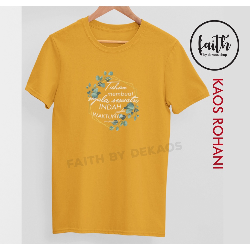 Jual KAOS ROHANI KRISTEN / KAOS AYAT ALKITAB / KAOS NATAL / BAJU ROHANI ...