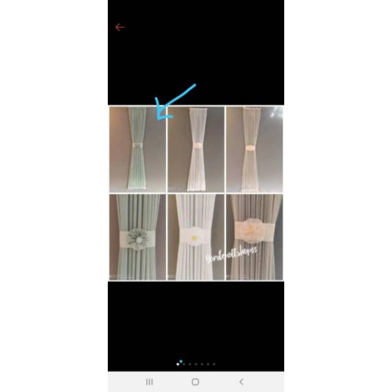 Jual Lapak khussu costum vitrase kupu2pcs ukuran L50 x T80cm dan stick ...