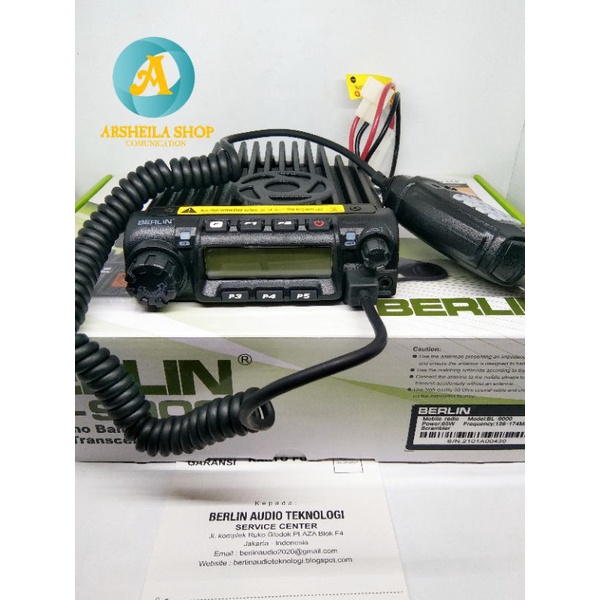 Jual Radio RIG murah bagus VHF 65 watt berlin bl 9000 | Shopee Indonesia