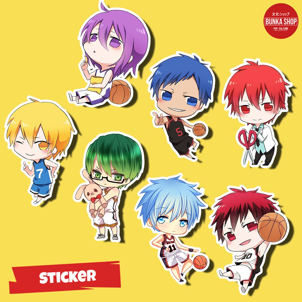 Jual Sticker Pack Anime Kuroko no Basuke | Shopee Indonesia