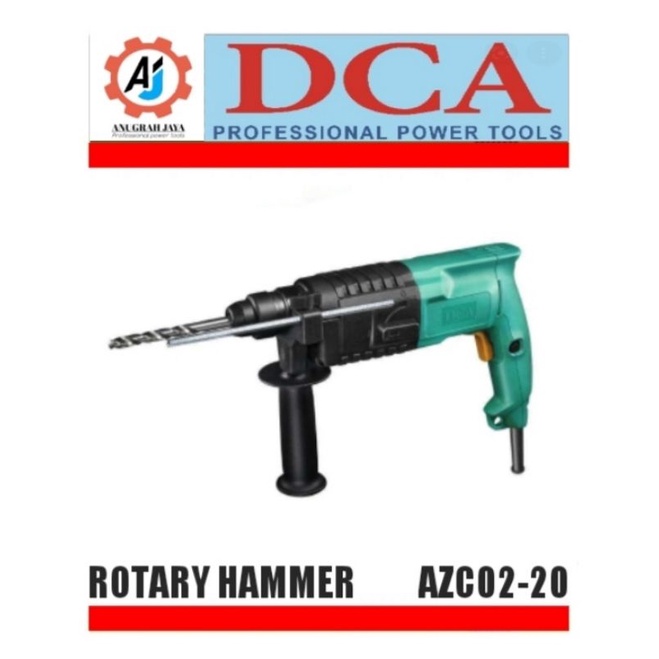 Jual DCA MESIN BOR BETON 20MM / DEMOLITION HAMMER / ROTARY HAMMER AZC02 ...