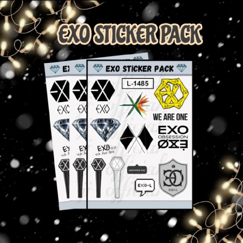 Jual Stiker EXO Baekhyun Delight Candy Obsession X-EXO | sticker pack ...