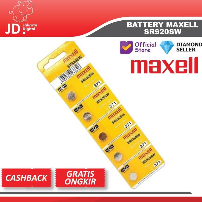 Jual BATTERY MAXELL SR920SW ORIGINAL | Shopee Indonesia
