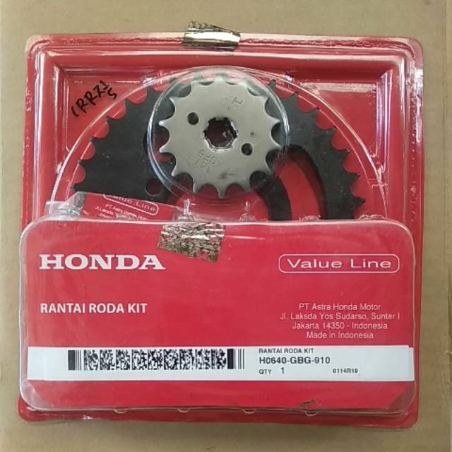 Jual Gir set Gir paket Gran H0640-GBG-910 ori AHM | Shopee Indonesia