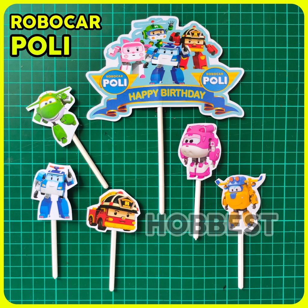 Jual TOPPER CAKE KERTAS KARAKTER - Pajangan Dekorasi Kue Ultah Hiasan ...