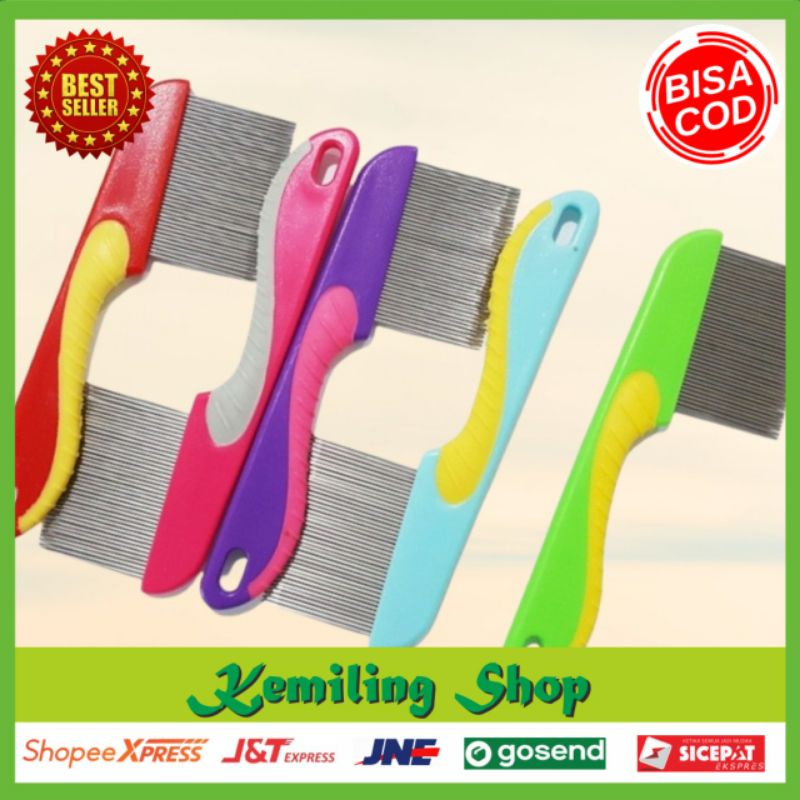 Jual SERIT KUTU Sisir Kutu Logam Sisir Kutu Ketombe | Shopee Indonesia