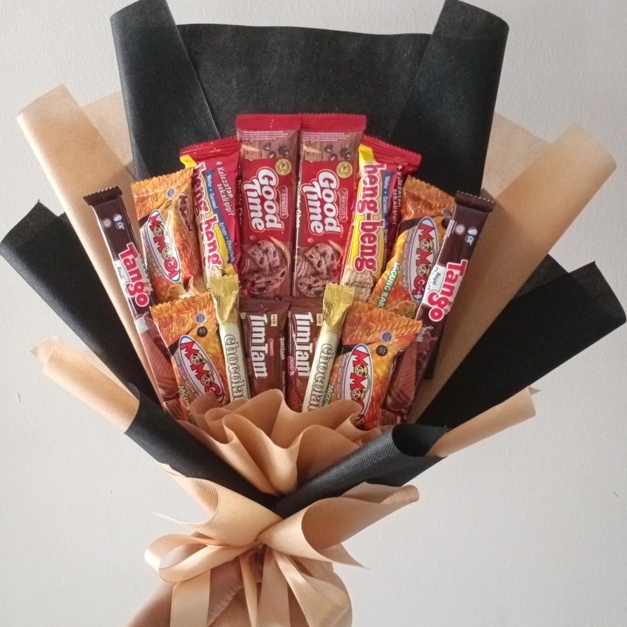 Jual BUKET SNACK/BOUQUET SNACK MURAH [INCLUDE PACKING DAN KARTU UCAPAN ...