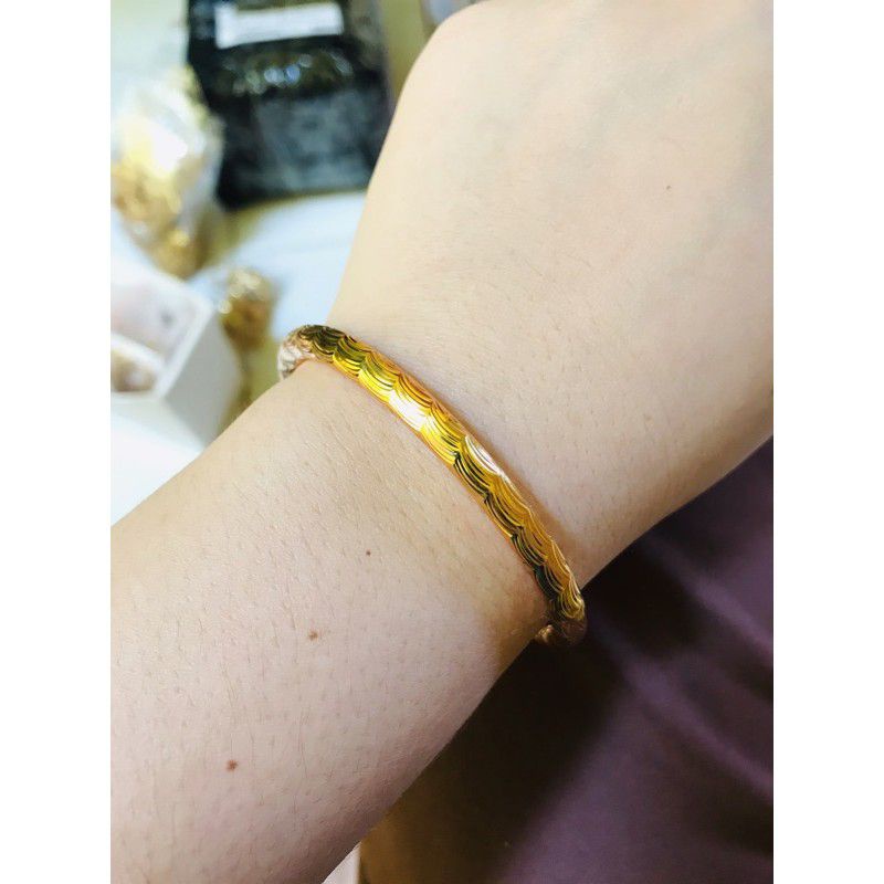Jual gelang titanium model Bangko pasir tidak mudah luntur | Shopee ...