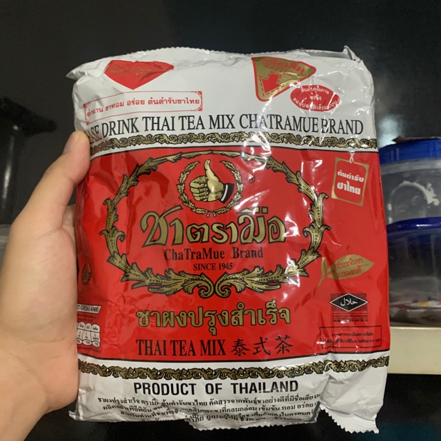 Jual Thai Tea Cha tra mue / thaitea mix cha tramue chatramue 400gr 400 ...