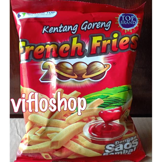Jual Snack French Fries 2000/ Kentang 2000 (kemasan 62 gram) | Shopee ...