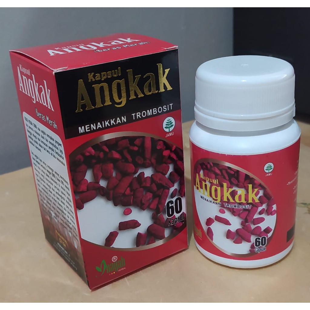 Jual KAPSUL ANGKAK INAYAH / BERAS MERAH INAYAH 60 KAPSUL | Shopee Indonesia