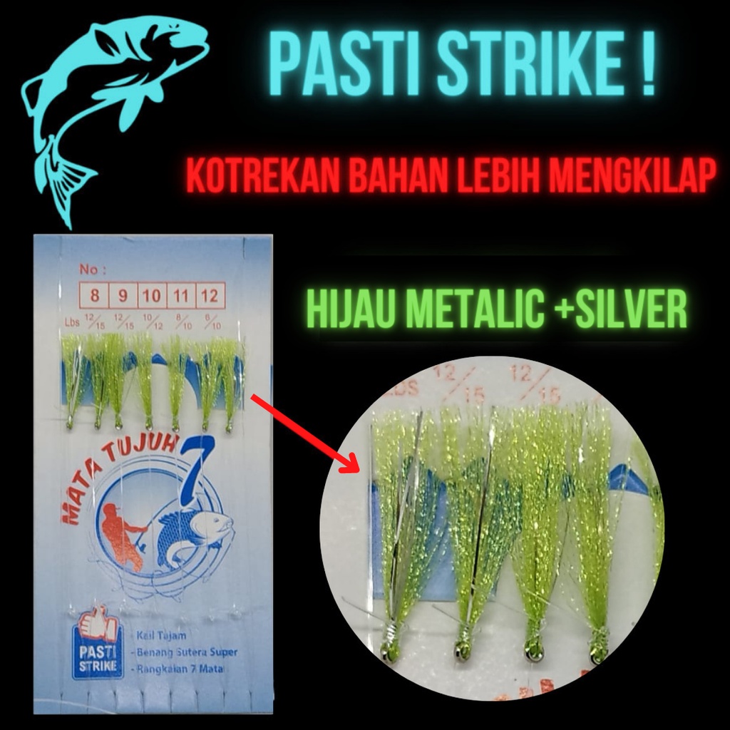 Jual Kail Pancing kotrekan Mata Tujuh Kotrek Tembang Selar Kembung ...