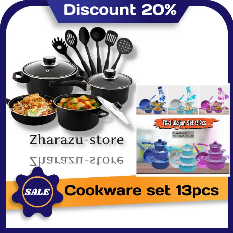 Jual Panci Cookware Set GSE 13 pcs | Shopee Indonesia