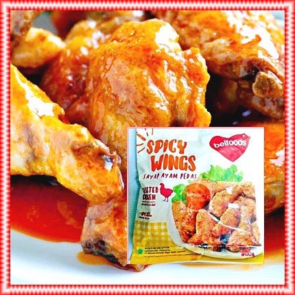 Jual BELFOODS SPICY WINGS 500g 14s CHICKEN WINGS SAYAP AYAM FROZEN FOOD | Shopee Indonesia