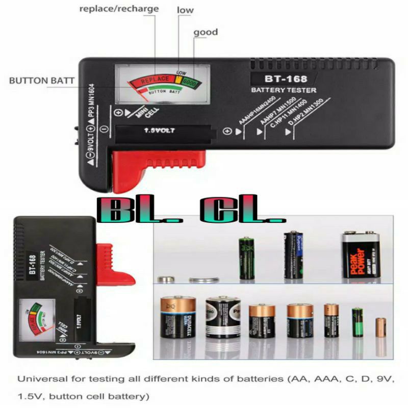 Jual Battery Tester Universal Analog Digital Alat Cek Baterai Test ...