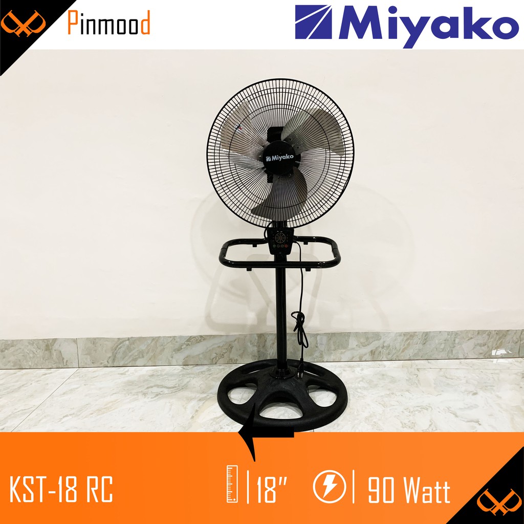 Jual MIYAKO STAND WALL DESK FLOOR FAN / KIPAS ANGIN BERDIRI 18 INCH KST ...