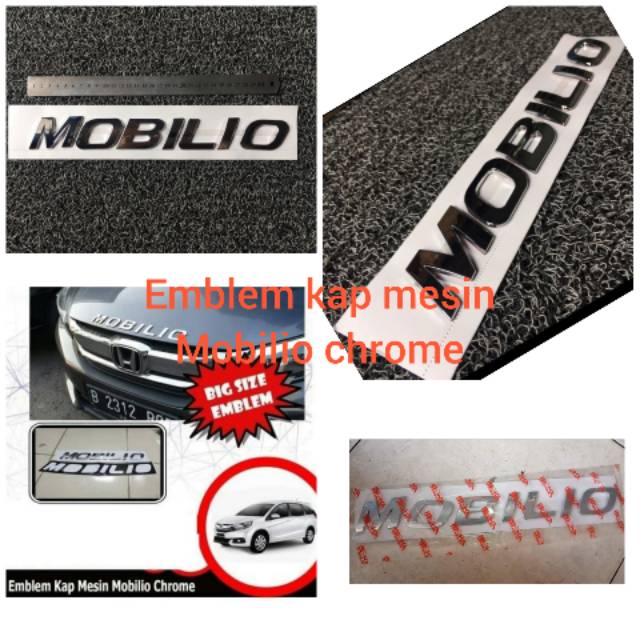 Jual Emblem Hood Logo Tulisan Kap Mesin Mobilio Chrome | Shopee Indonesia