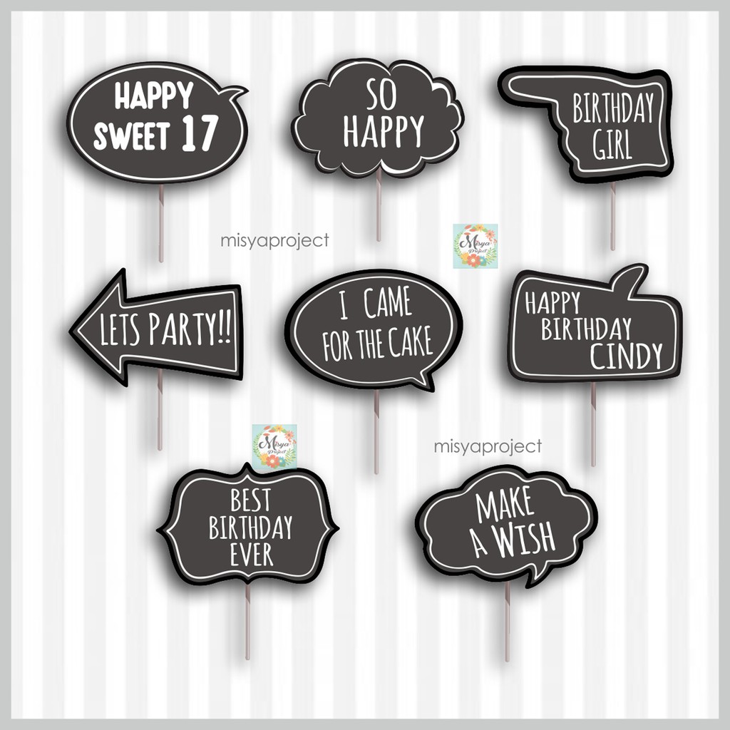 Jual ACC PHOTOBOOTH isi 12 PHOTO FUN PROP PROPS DEKOR HIASAN WEDDING ...