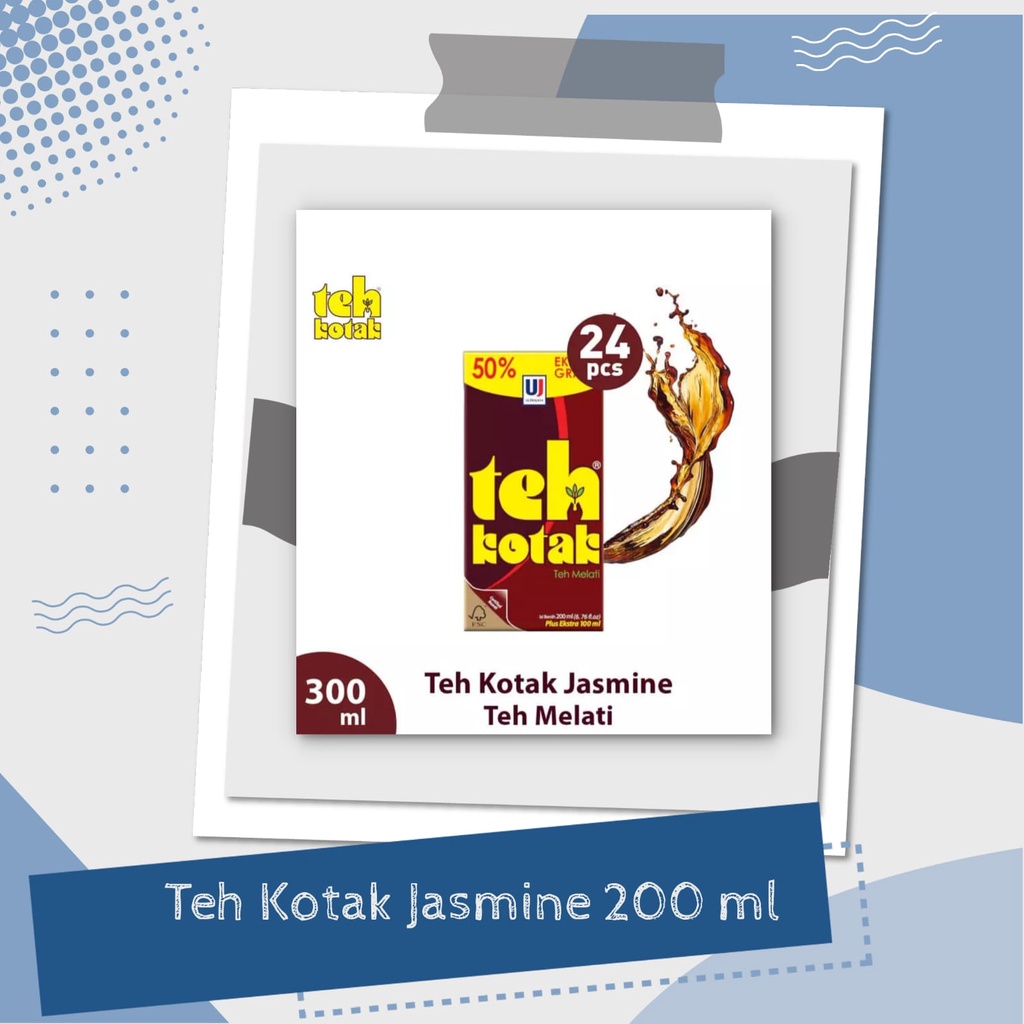 Jual Teh Kotak 300ml - Teh Kotak Ultra Jaya UHT/ Minuman Teh Kotak 200 ml+100 ml/Teh Kotak ...