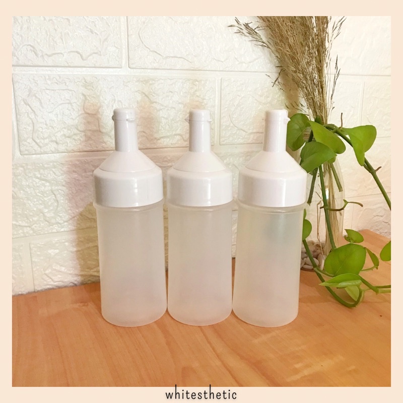 Jual Botol Saus Plastik 250ml Putih | Botol Saos Minyak Kecap | Shopee ...
