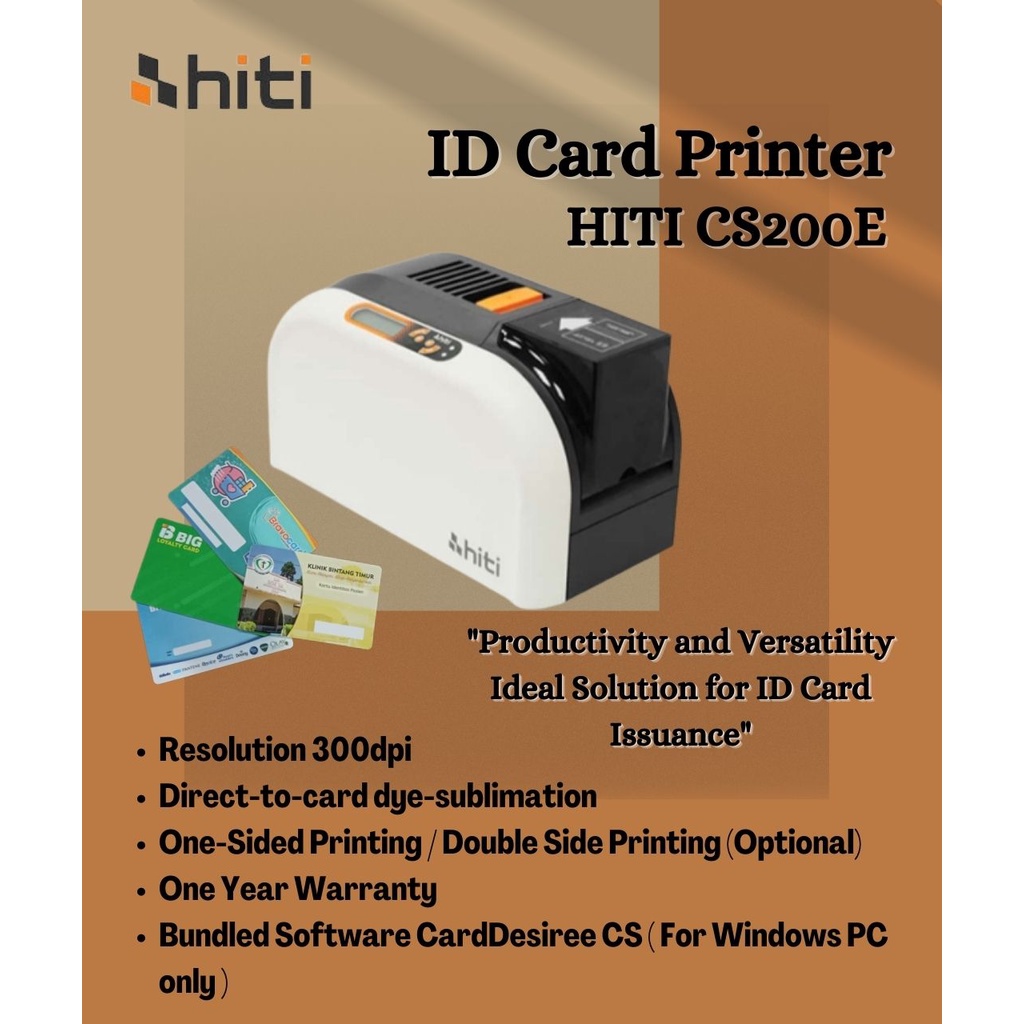 Jual PRINTER ID CARD HITI CS200E | Shopee Indonesia