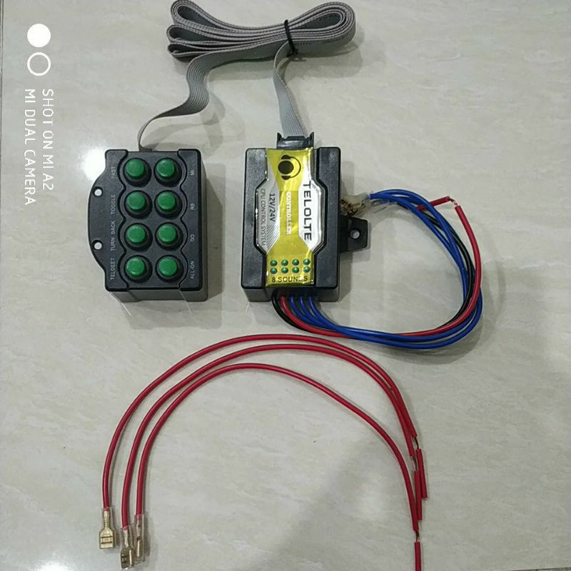 Jual MODUL KLAKSON/ MODUL KLAKSON TELOLET 8 SUARA/MODUL KLAKSON MOBIL ...