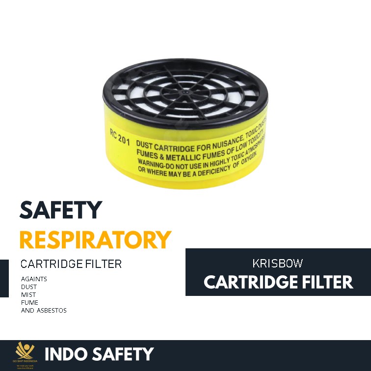 Jual FILTER DEBU DAN ASAP UNTUK MASKER RESPIRATOR / CARTRIDGE DUST ...