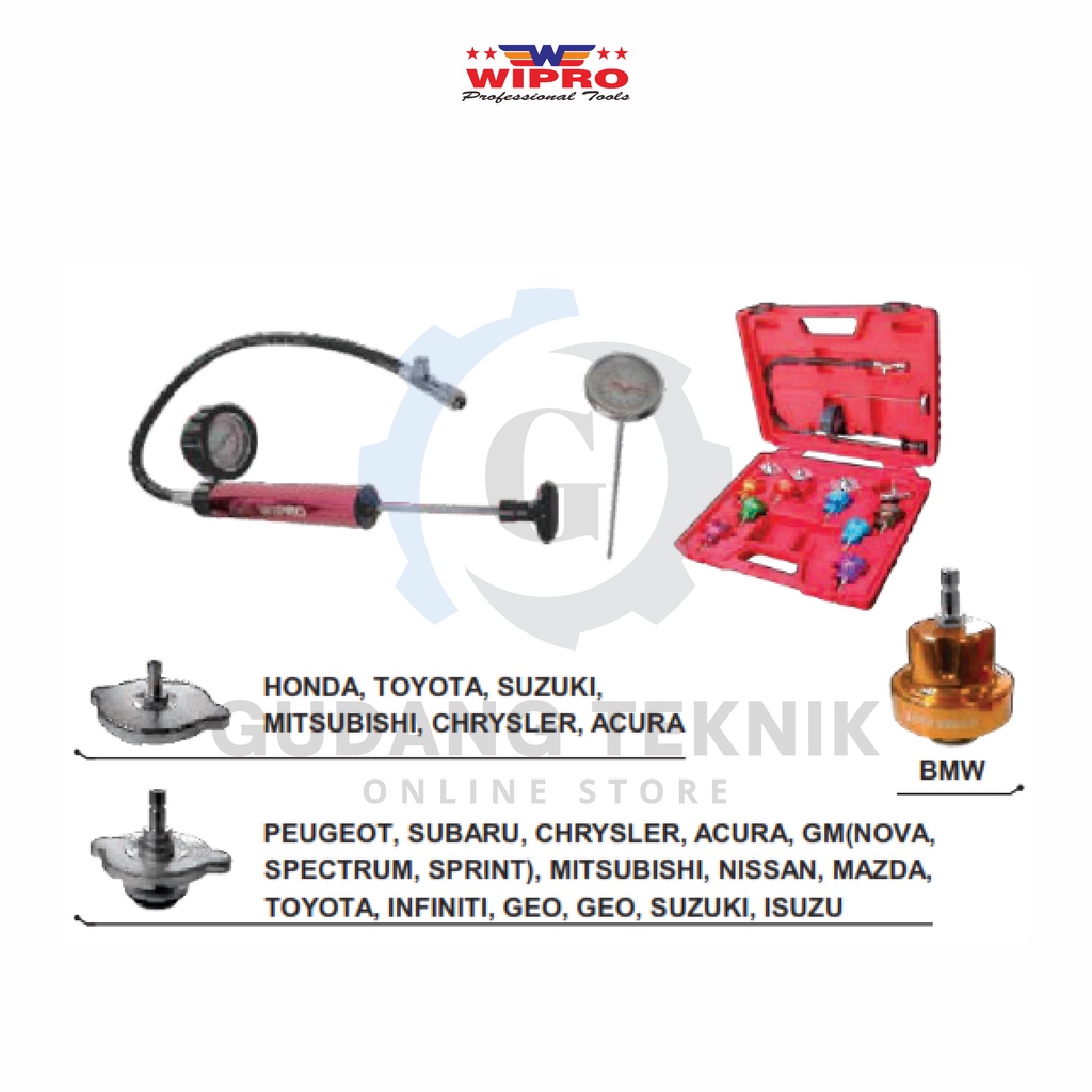 Jual Water Tank Leak Detector Set 14 PCS WIPRO WP-3310 / Alat Tes ...