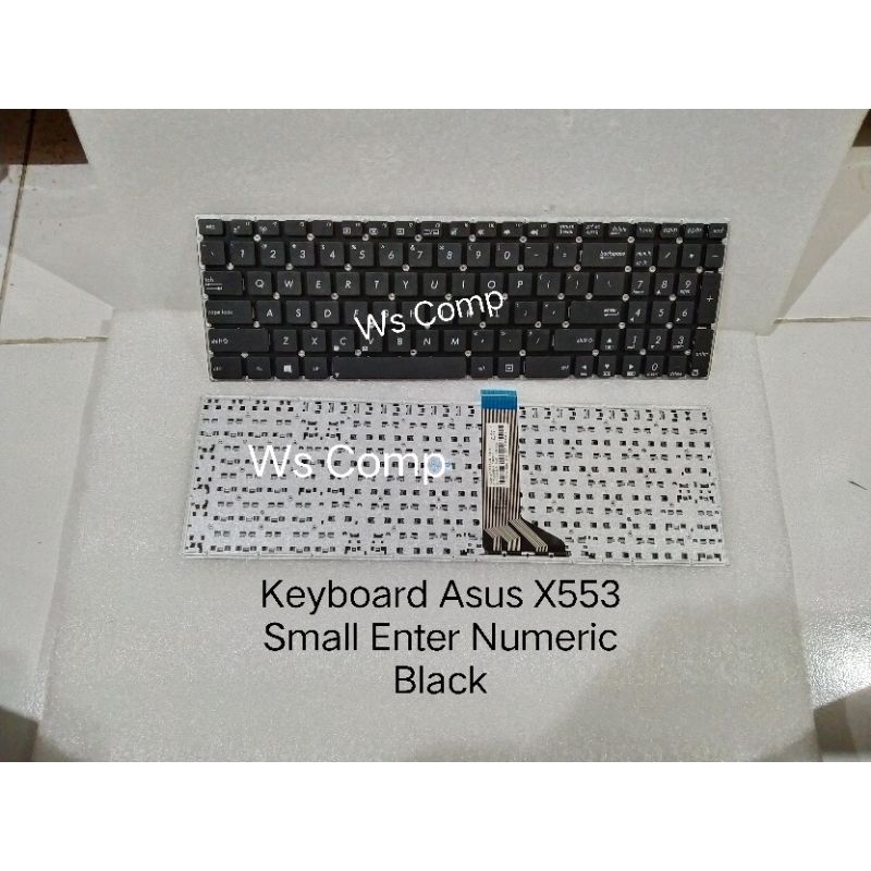 Jual Keyboard ASUS A555 X553 X555 Small Enter Numeric Black | Shopee ...