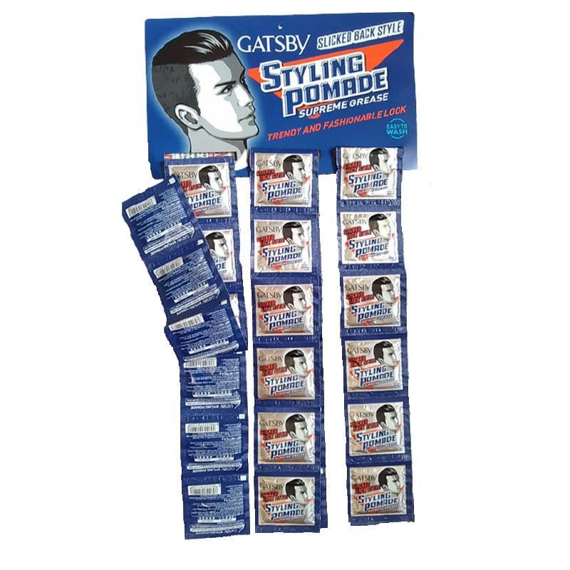 Jual GATSBY POMADE SACHET SUPREME GREASE - 1 RENTENG (ISI 12'S ...
