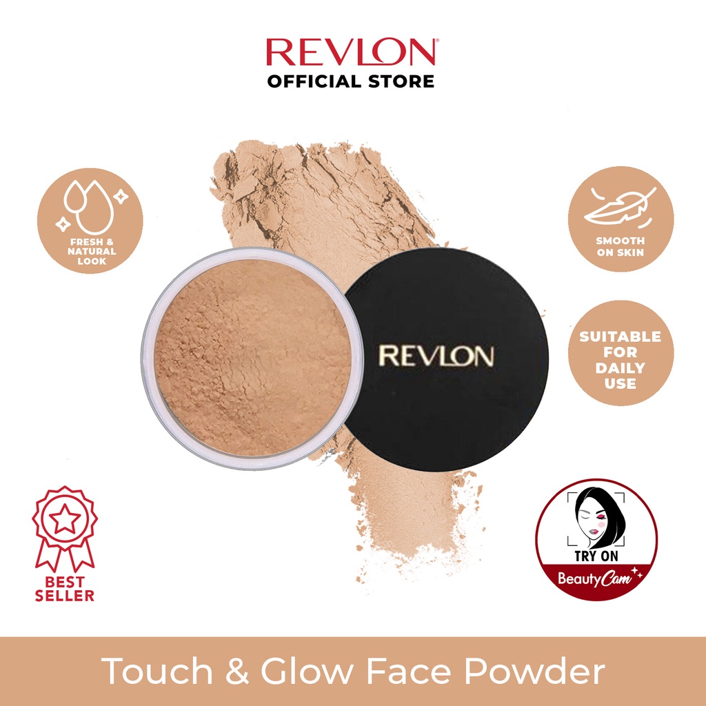 Jual Revlon Touch And Glow Face Powder 43 gram (bedak tabur lembut dan ...