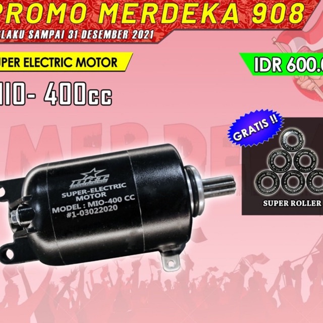 Jual super electric motor mio 400cc | Shopee Indonesia