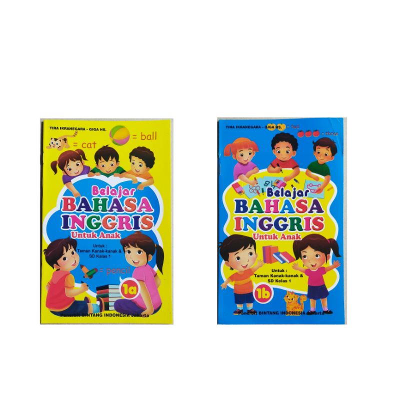 Jual buku belajar bahasa Inggris untuk anak tk dan SD 1a-1b | Shopee Indonesia