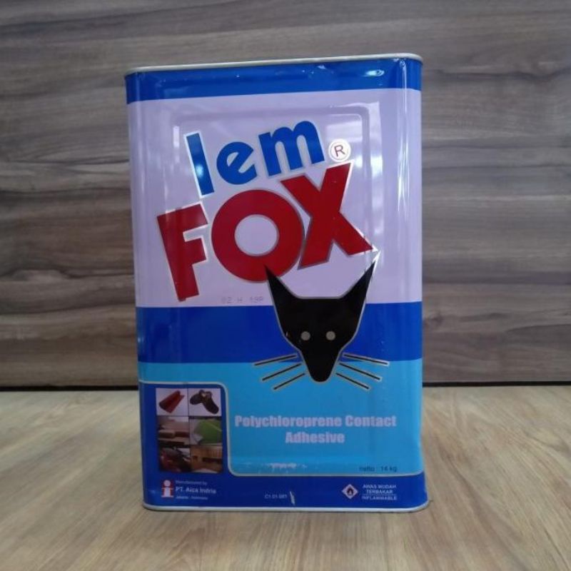 Jual LEM FOX BIRU LEM KUNING LEM FOK KEMASAN 14 KG LEM HPL | Shopee ...